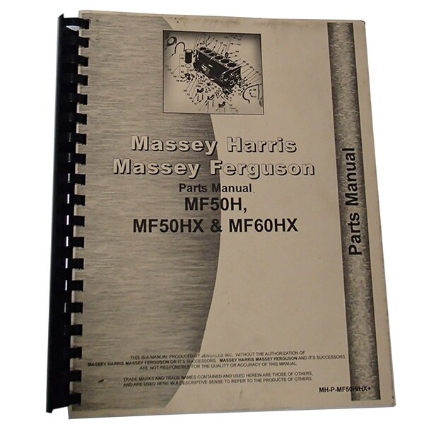 Aftermarket New Loader Backhoe Parts Manual Fits Massey Ferguson 50HX Tractor RAP79034 | Zoro